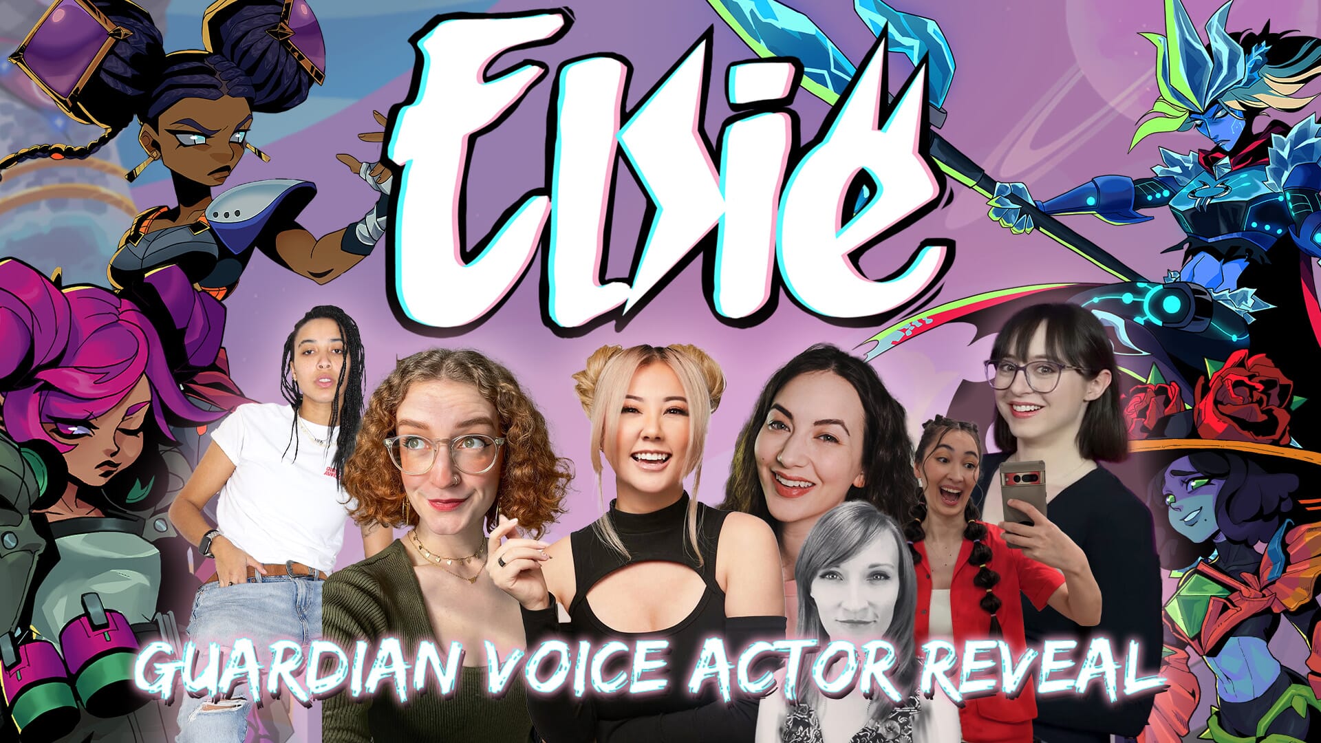 Meet the voices behind the Guardians of Elsie! | Playtonic Games